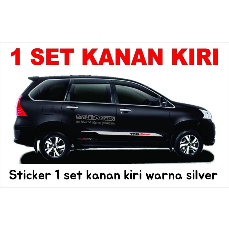 Jual Sticker Honda Suzuki Toyota Avanza Xenia Vios Agya Calya Sigra ...