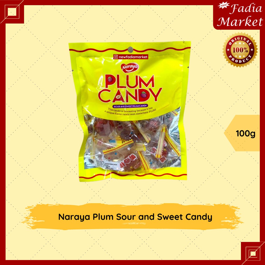 Jual Naraya Plum Sour and Sweet Candy (Permen Kiamoy Madu) 100g ...