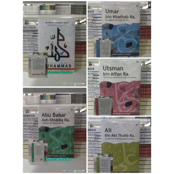 Jual Buku Muhammad SAW Umar Bin Khatab Abu Bakr Ash Siddiq Usman Bin ...
