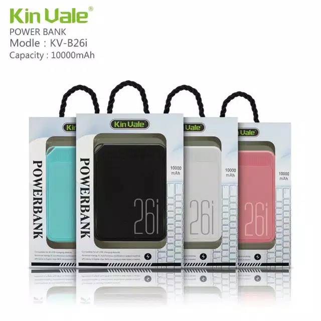 Jual POWERBANK KINVALE 10000mah KV-B26i | Shopee Indonesia