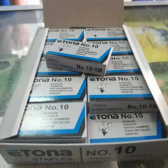 Jual Isi Staples Etona no.10 | Shopee Indonesia