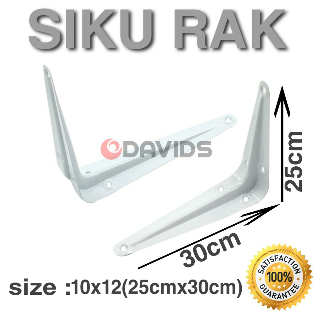 Jual Penyangga Rak Dinding Bracket Siku L Besi Ambalan Dapur 10 X 12 ...