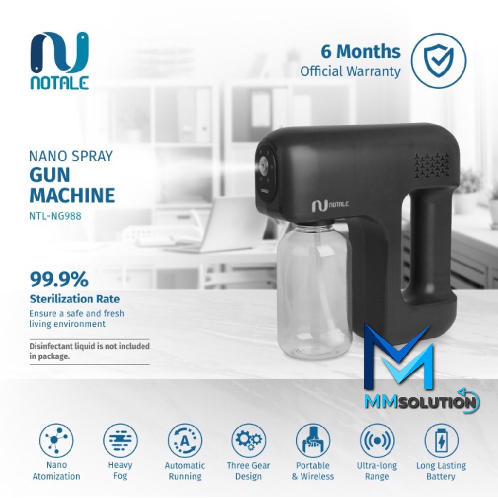 Jual Notale Atomization Disinfectant Portable Nano Spray Gun ...