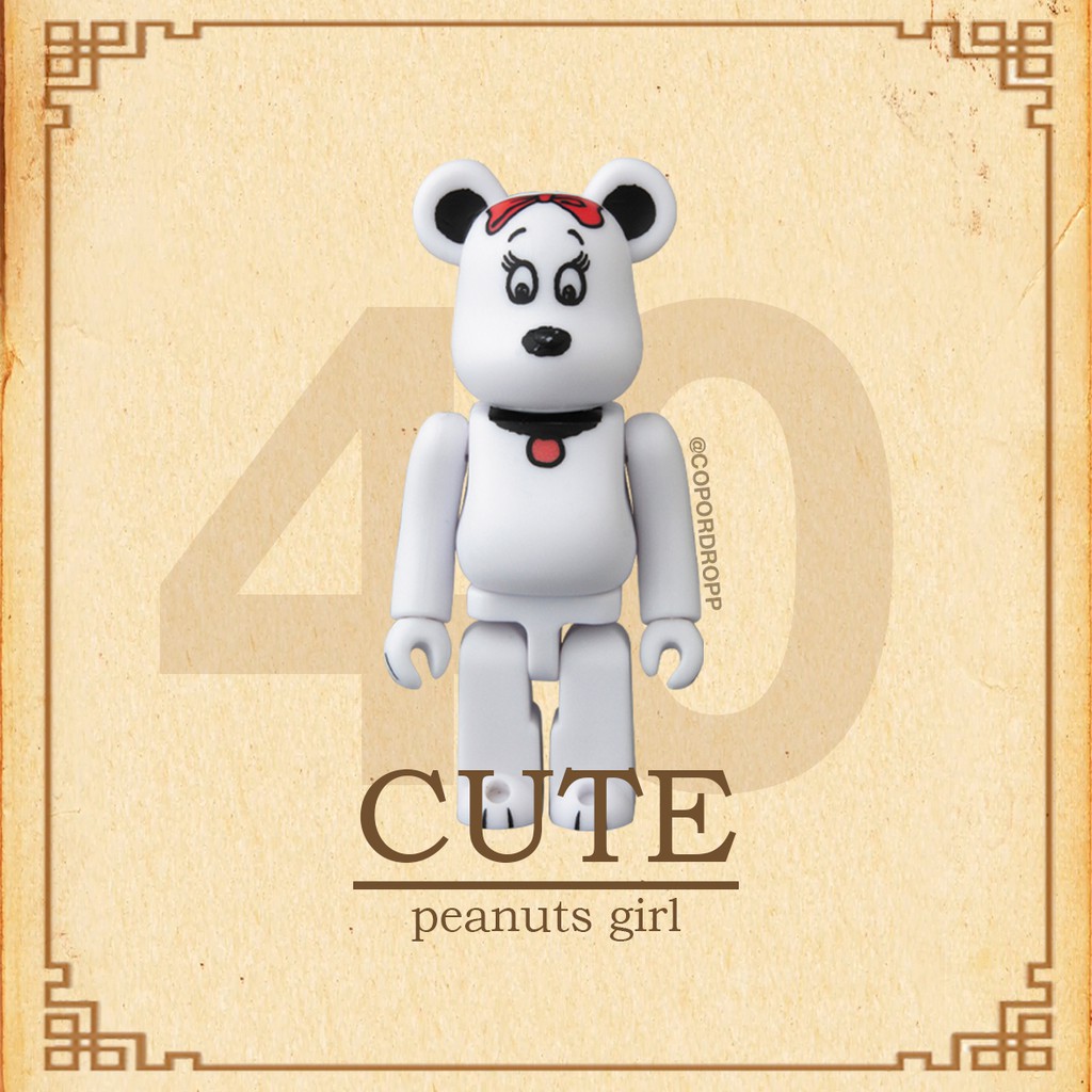 Jual Bearbrick Series 40 "CUTE (peanuts girl)" -Medicom Toy | Shopee ...
