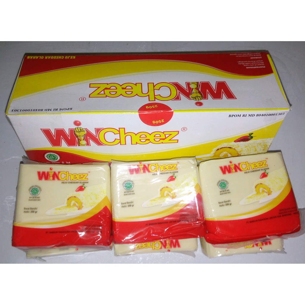 Jual Keju Wincheez/keju Cheddar 250gr(repack) | Shopee Indonesia