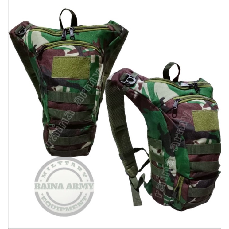 Jual tas sepeda army tas ransel sepeda army loreng hijau malvinas/biru ...