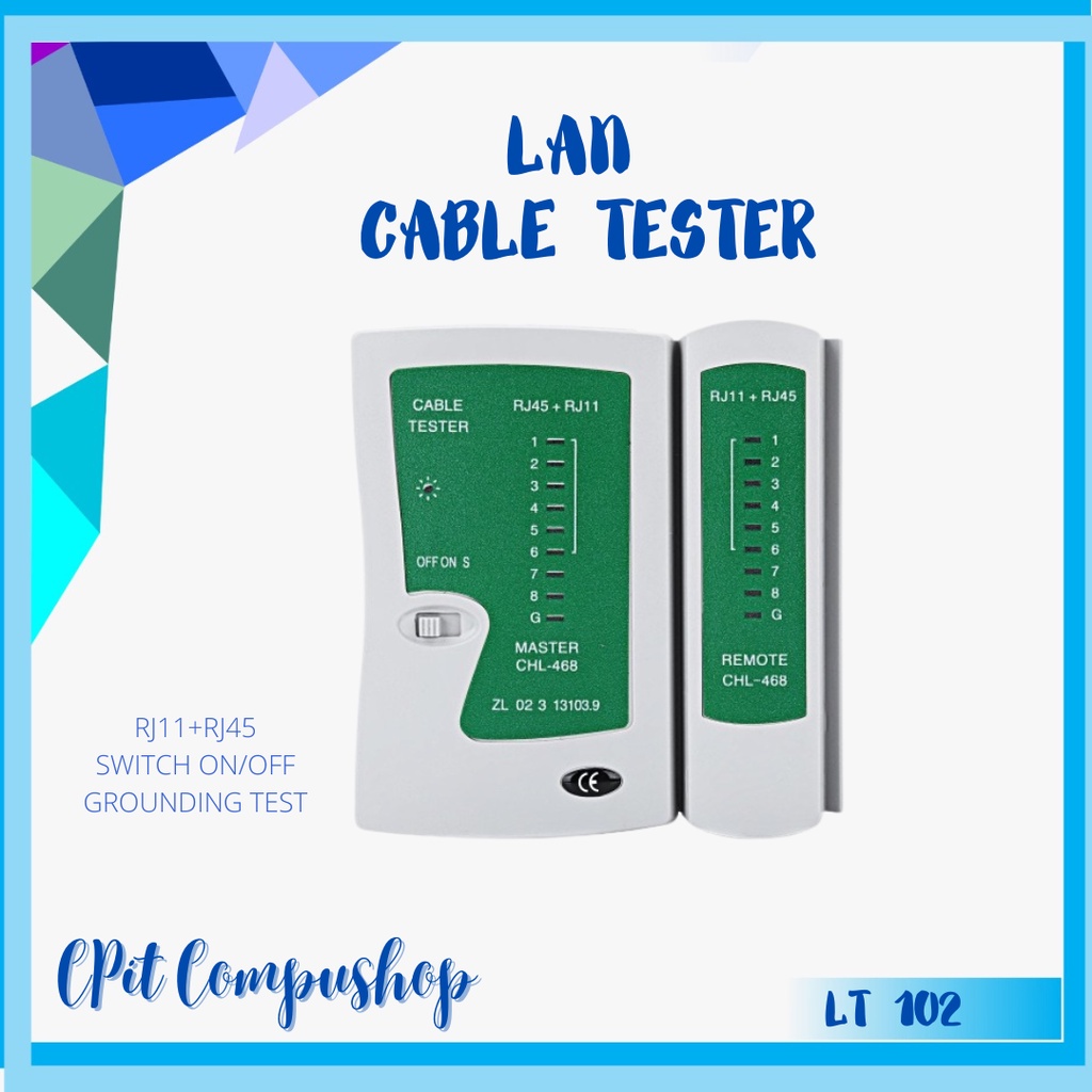 Jual LAN Tester Alat Cek Kabel LAN Pendeteksi Aliran dan Jaringan ...