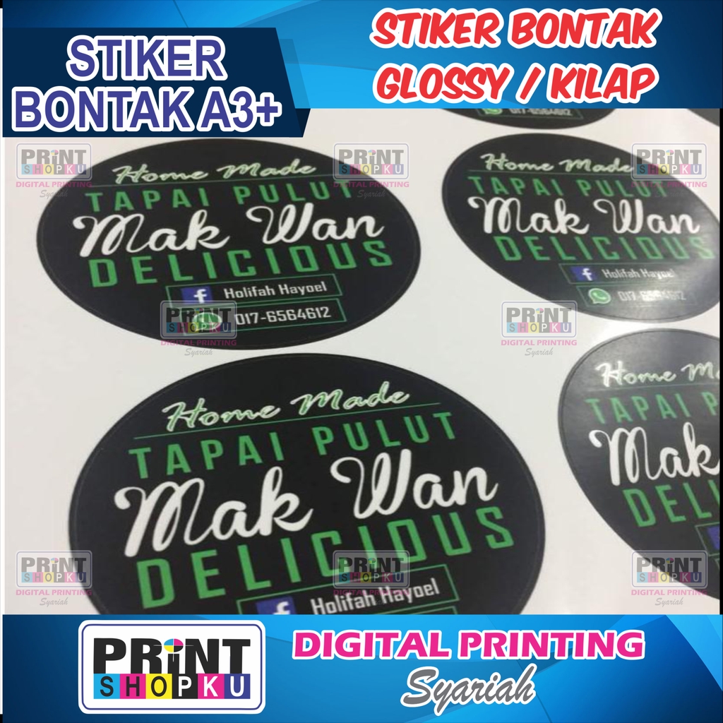 Jual STIKER BONTAK A3+ STIKER CROMO STIKER KROMO STIKER BONTAX STIKER ...