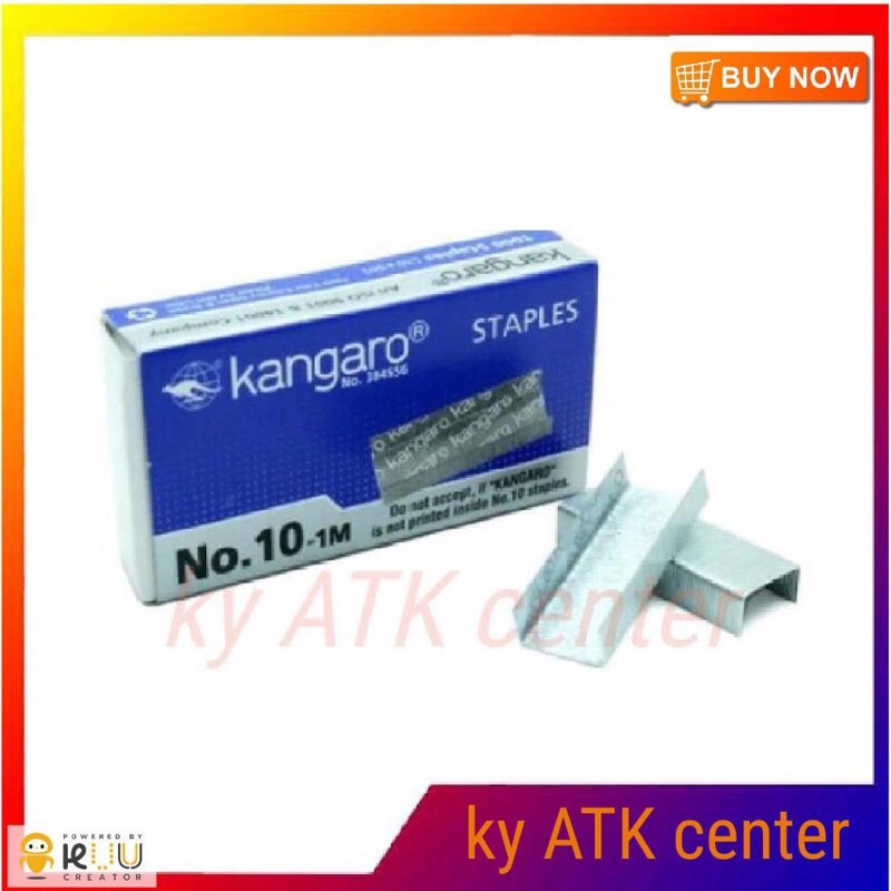 Jual Isi Staples KANGARO No.10-1m Stapler Refill ( Kecil ) | Shopee Indonesia
