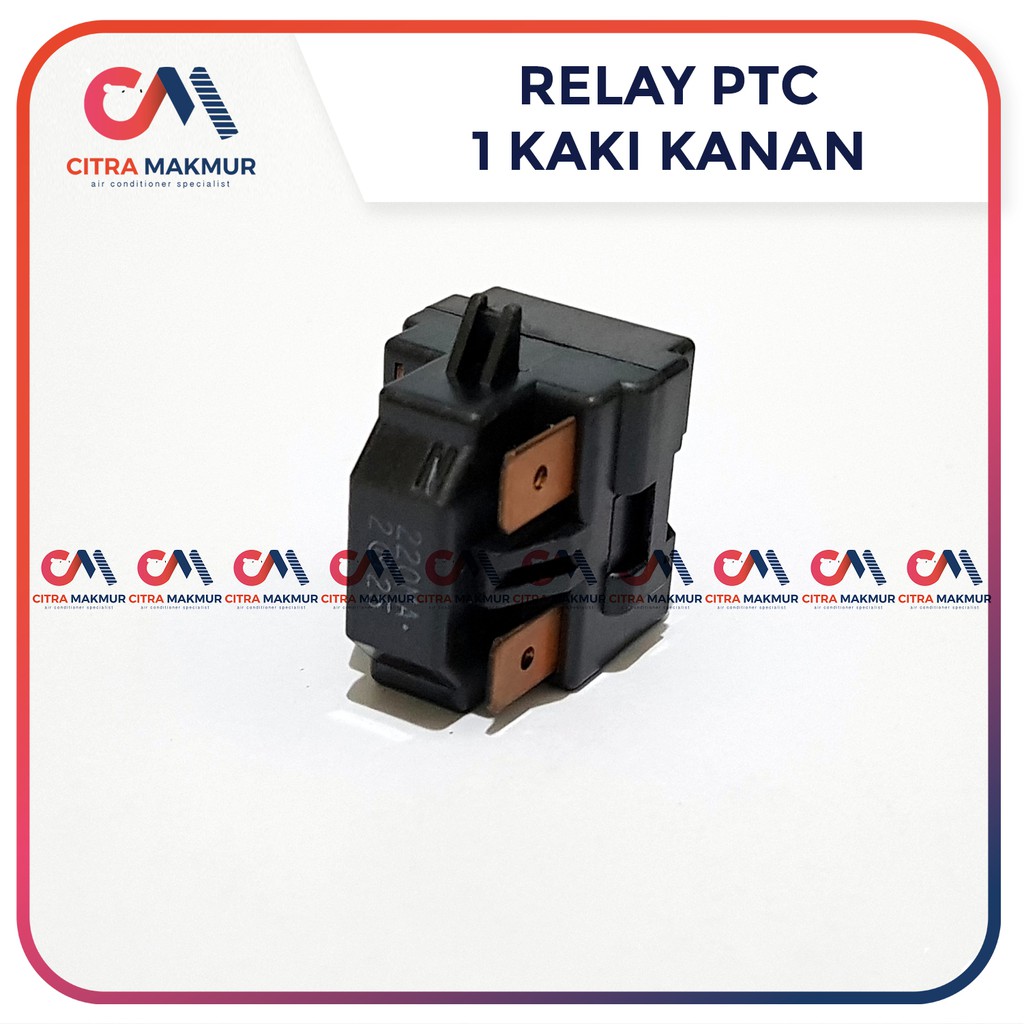 Jual Relay PTC 2 kaki kanan ASli atas bawah Kulkas kotak hitam ...