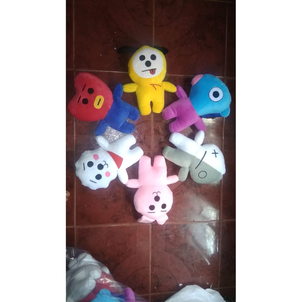 Jual boneka bts 21 karakter Tata, Mang, Chimmy, RJ, Koya, Cooky, Shooky ...