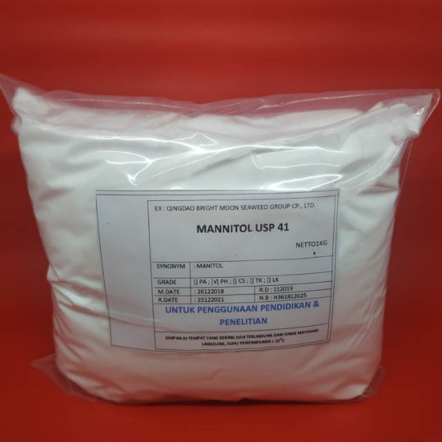 Jual MANNITOL USP 41 / MANITOL USP 41 (1KG) | Shopee Indonesia