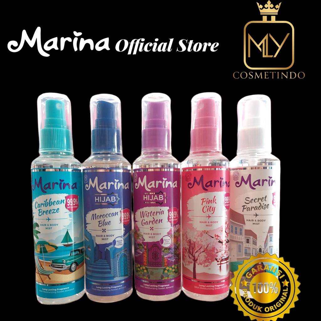 Jual Marina Body Mist & Hair Cologne 100ml | Shopee Indonesia