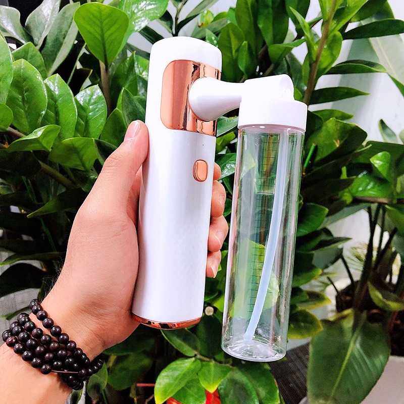 Jual OXYGEN JE306 Nano Spray Gun 80ml UV Alat Semprot Uap Semprotan Wajah Elektrik Cordless ...