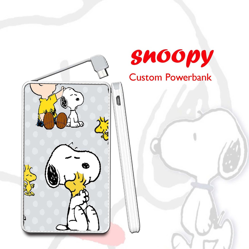 Jual Snoopy Powerbank Veger 10000Mah (1 sisi depan) | Shopee Indonesia