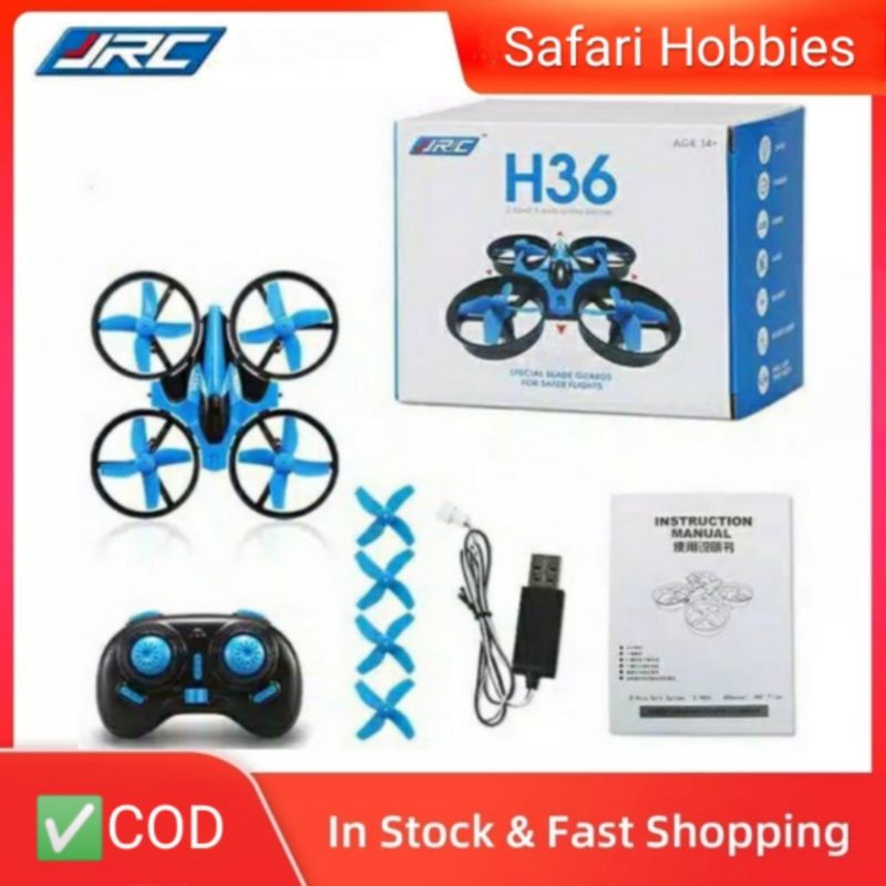 Jual Drone JJRC H36 6 Axis 2.4G 4CH Auto Return 3D Flip Headless Micro ...