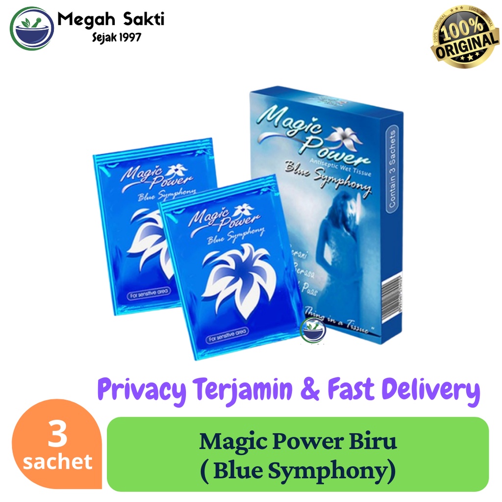Jual Tisu Magic Power Blue Symphony ( Magic Biru ) - Isi 3 Sheet ...