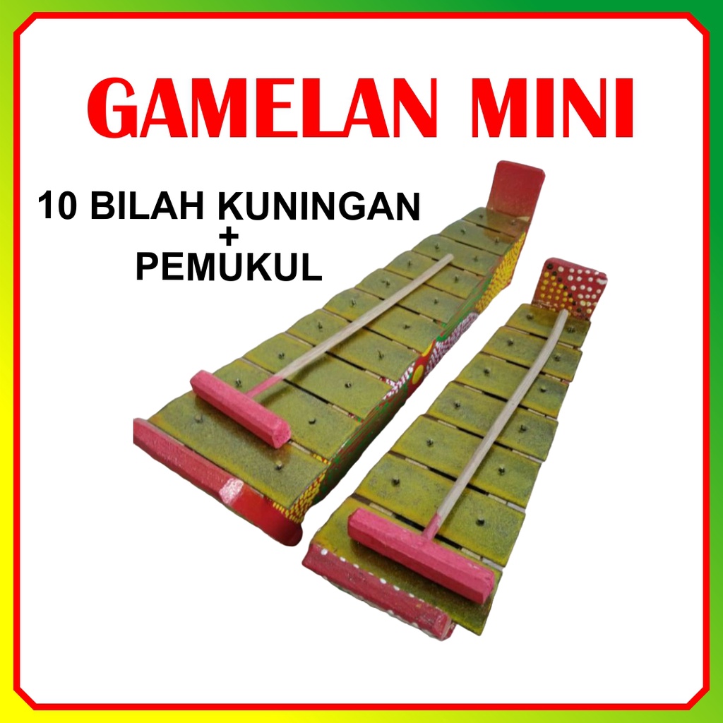 Jual Gamelan Mini Mainan Gamelan Anak 10 Nada Saron / Xylophone ...
