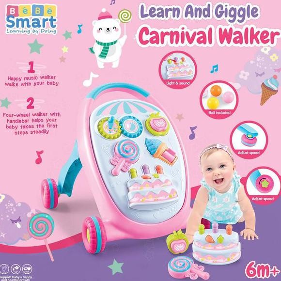 Jual BEBE SMART PUSH WALKER KARNIVAL | Shopee Indonesia