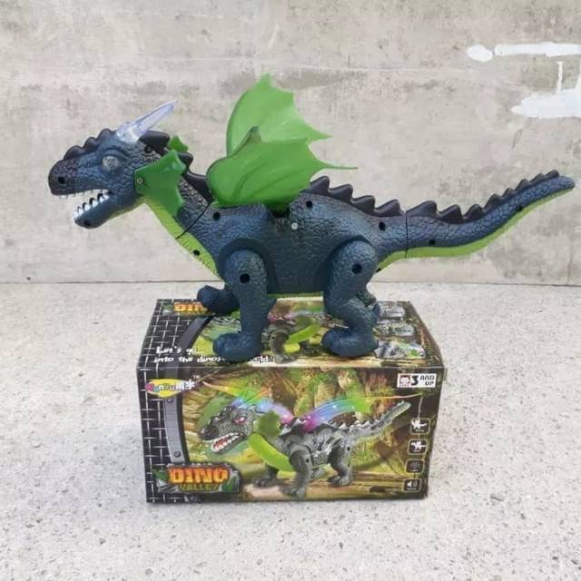 Jual MAINAN ROBOT NAGA DINOSAURUS - MAINAN DINOSAURUS BISA BERJALAN ...