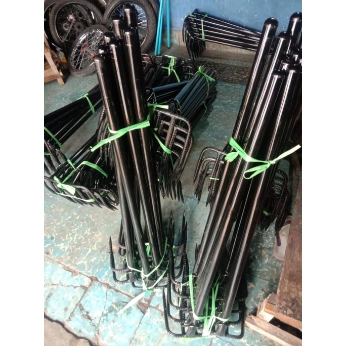 Jual cangkrang tarikan sampah gagang pipa besi 90cm termurah | Shopee ...