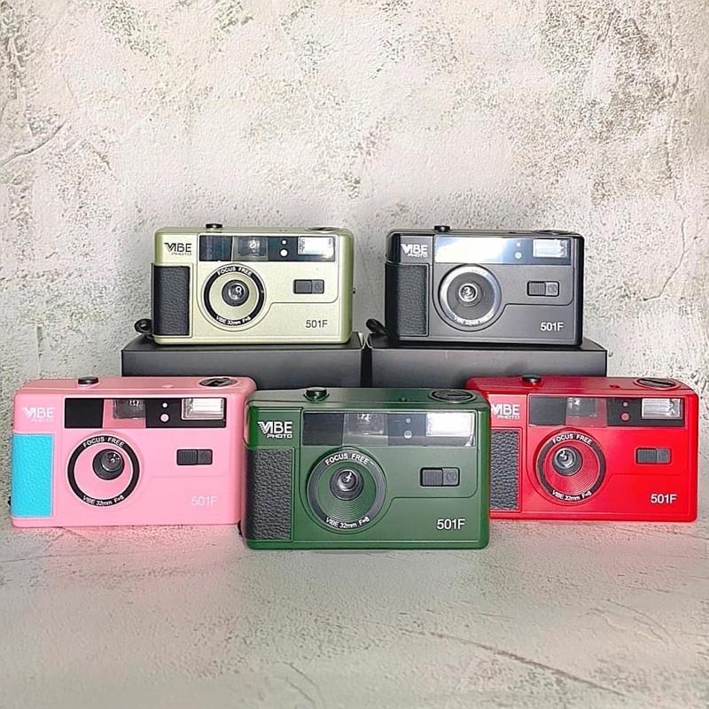 Jual (ORIGINAL) Vibe Photo 501F Retro 35mm Reusable Film Camera ...