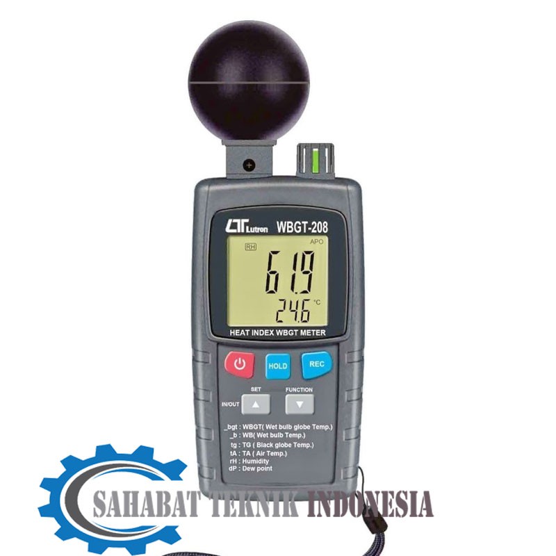 Jual LUTRON WBGT-208 Heat Index WBGT Meter | Shopee Indonesia