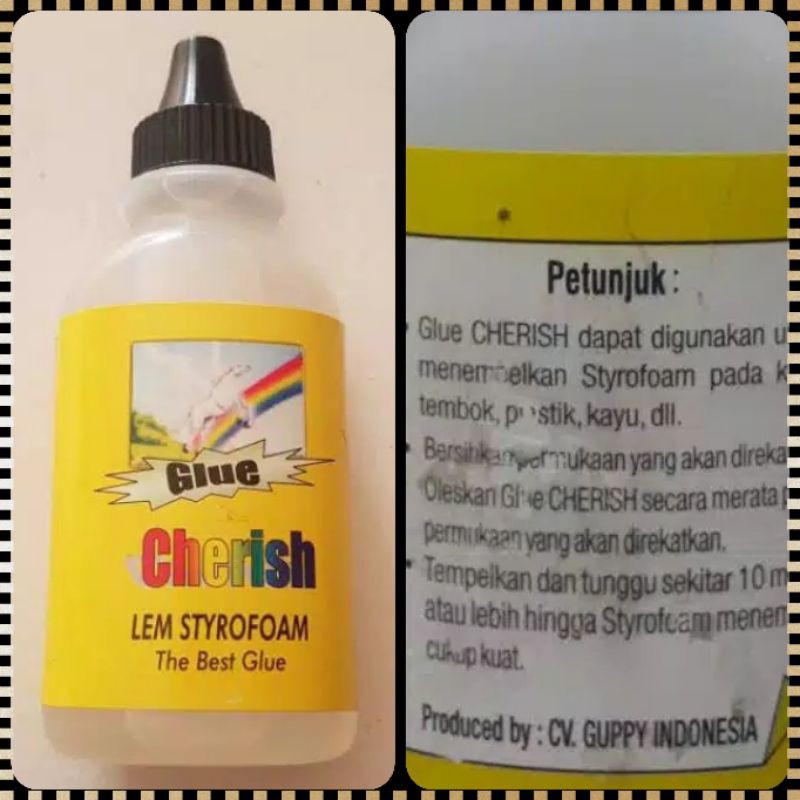 Jual Lem Sterofoam/Gabus/Glue Cherish | Shopee Indonesia