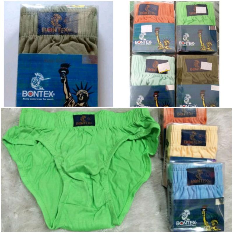 Jual (1)pcs CD pria merek bontex size S M L | Shopee Indonesia