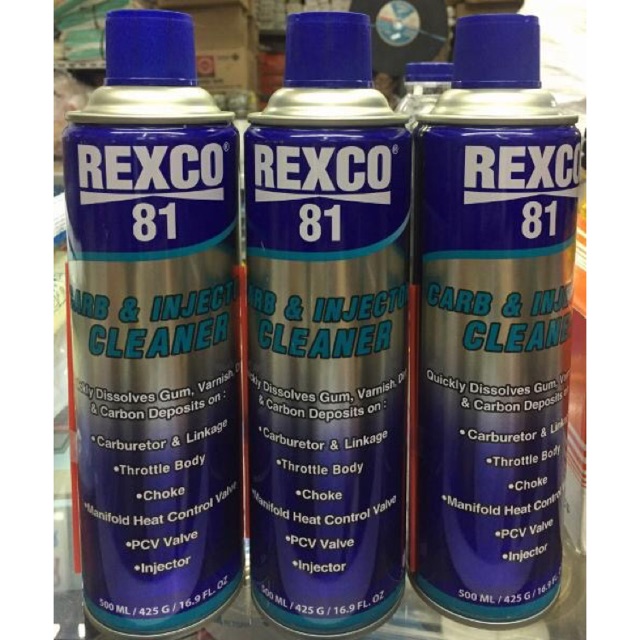 Jual REXCO 81 CARB & INJECTOR CLEANER 500ml Rexco 81 500 ml | Shopee ...