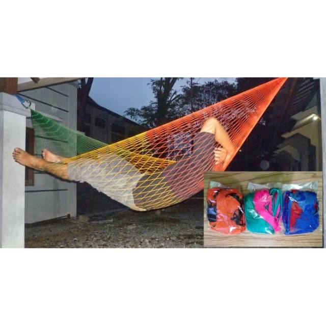 Jual Ayunan Hammock Jaring Tali Gantung | Shopee Indonesia