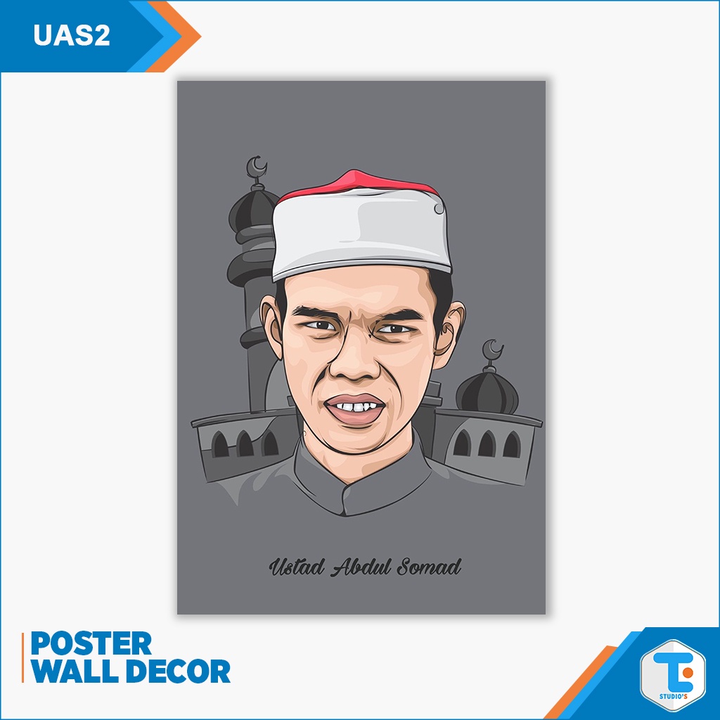 Jual Poster Ustad Abdul Somad Hiasan Dinding Foto UAS Ulama Wall Decor ...