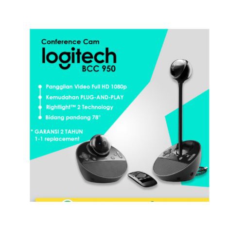 Jual Logitech BCC950 Conference Cam - Webcam Logitech | Shopee Indonesia