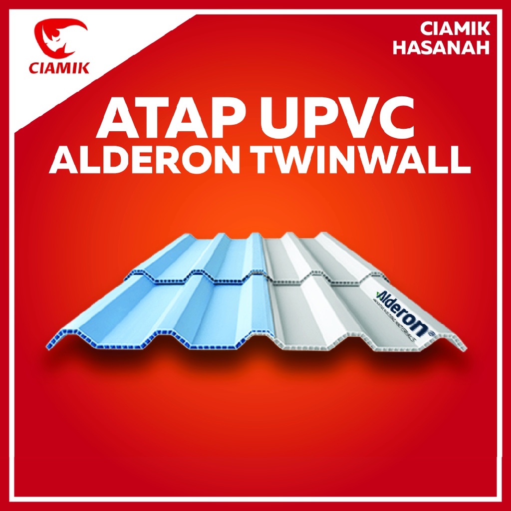 Jual Atap UPVC Alderon Twinwall | Shopee Indonesia