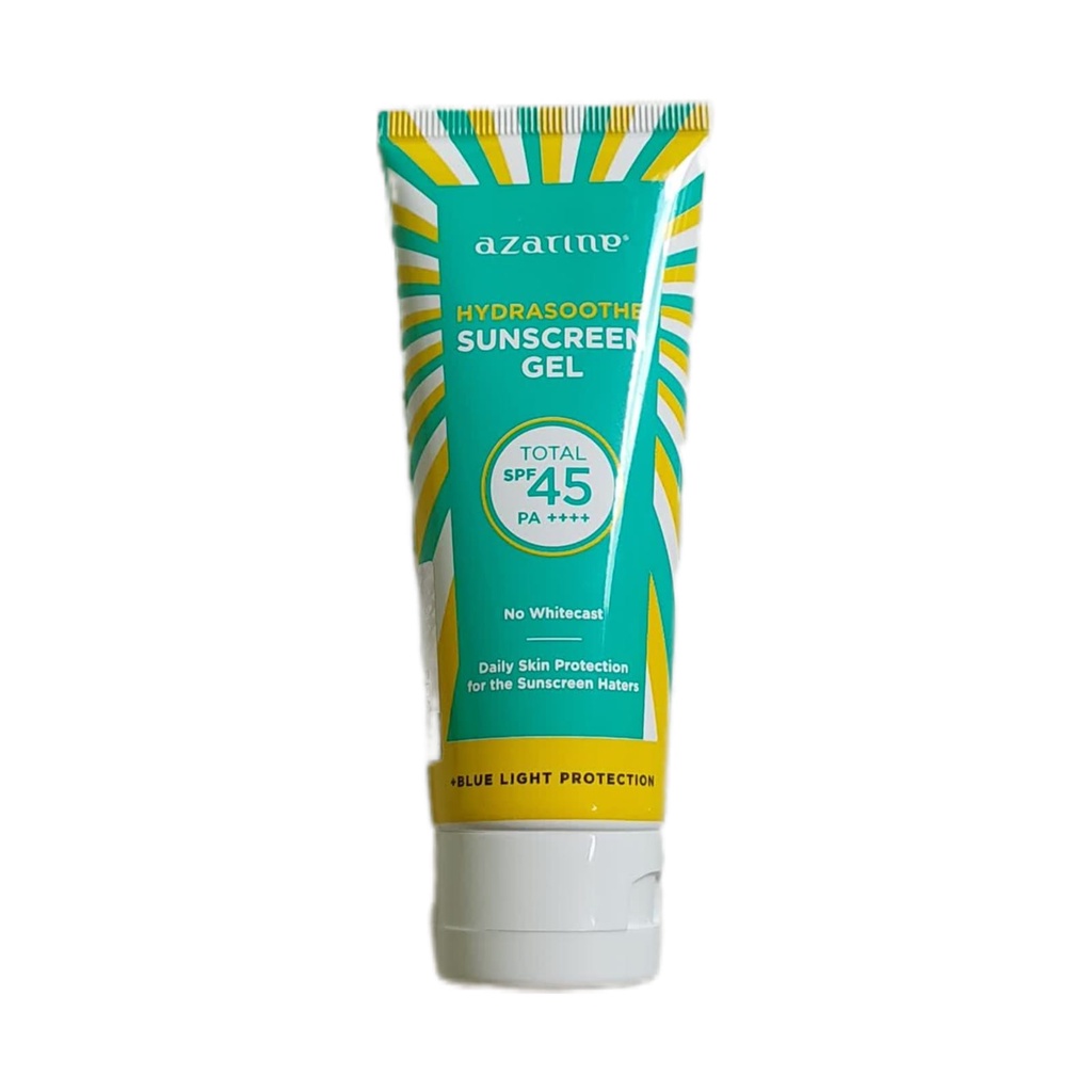 Jual Original-Azarine Hydrasoothe Sunscreen Gel SPF 45 PA ++++ 50ml | Shopee Indonesia