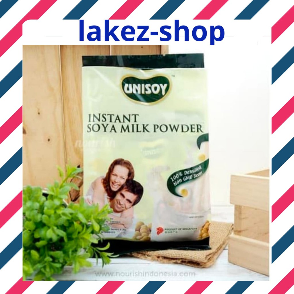 Jual UNISOY Instant Soya Milk Powder / Unisoy Soya Milk Less Sugar ...