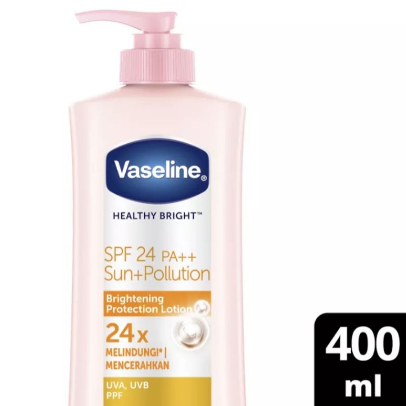 Jual VASELINE Healthy Bright SPF 24 400ml | Shopee Indonesia