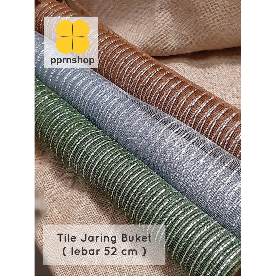 Jual TILE BUKET JARING KASAR/TULLE BOUQET/JARING BUKET | Shopee Indonesia