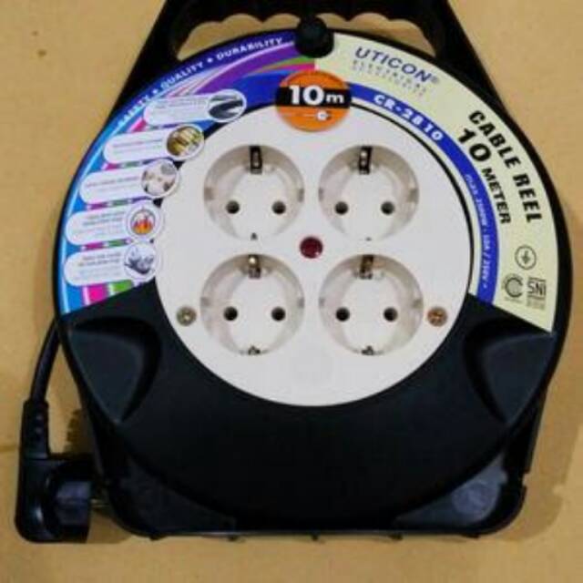 Jual Uticon Cable Reel 10m 10meter 10 meter Bok Box Kabel | Shopee ...
