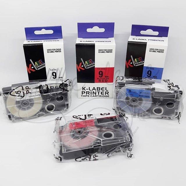 Jual Kertas K-Label Printer - Tape Cartridge 9mm / K-Label for Casio EZ ...