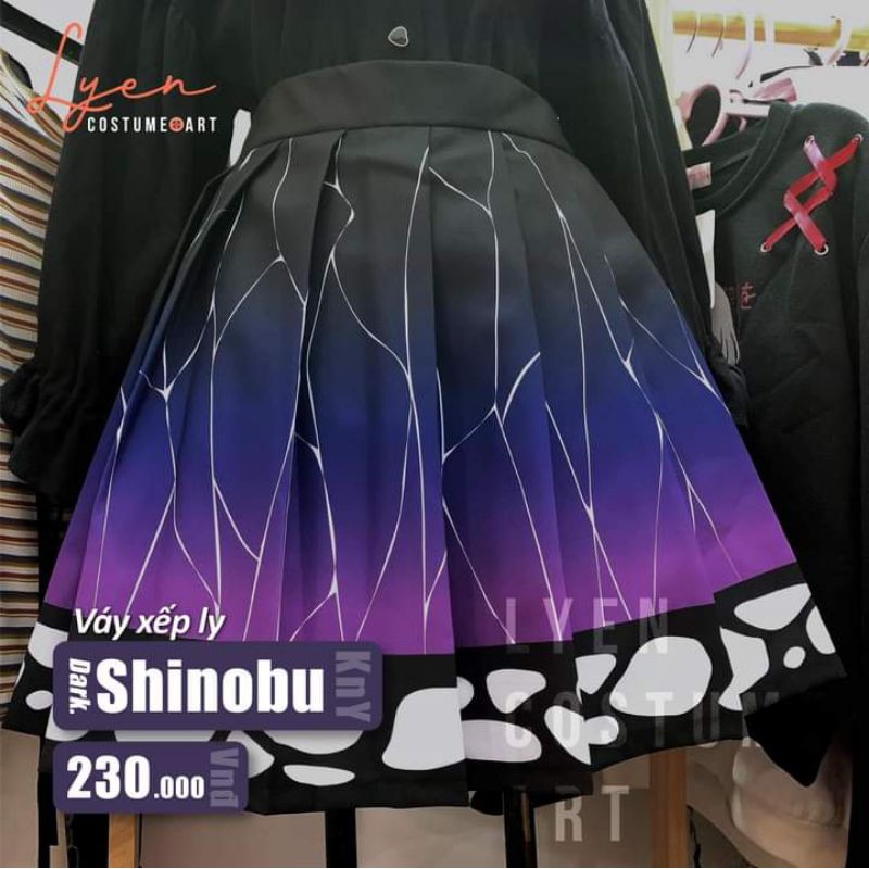 Jual Kimetsu no Yaiba/Demon Slayer Mini Skirt Printing Shinobu, Tanjiro ...