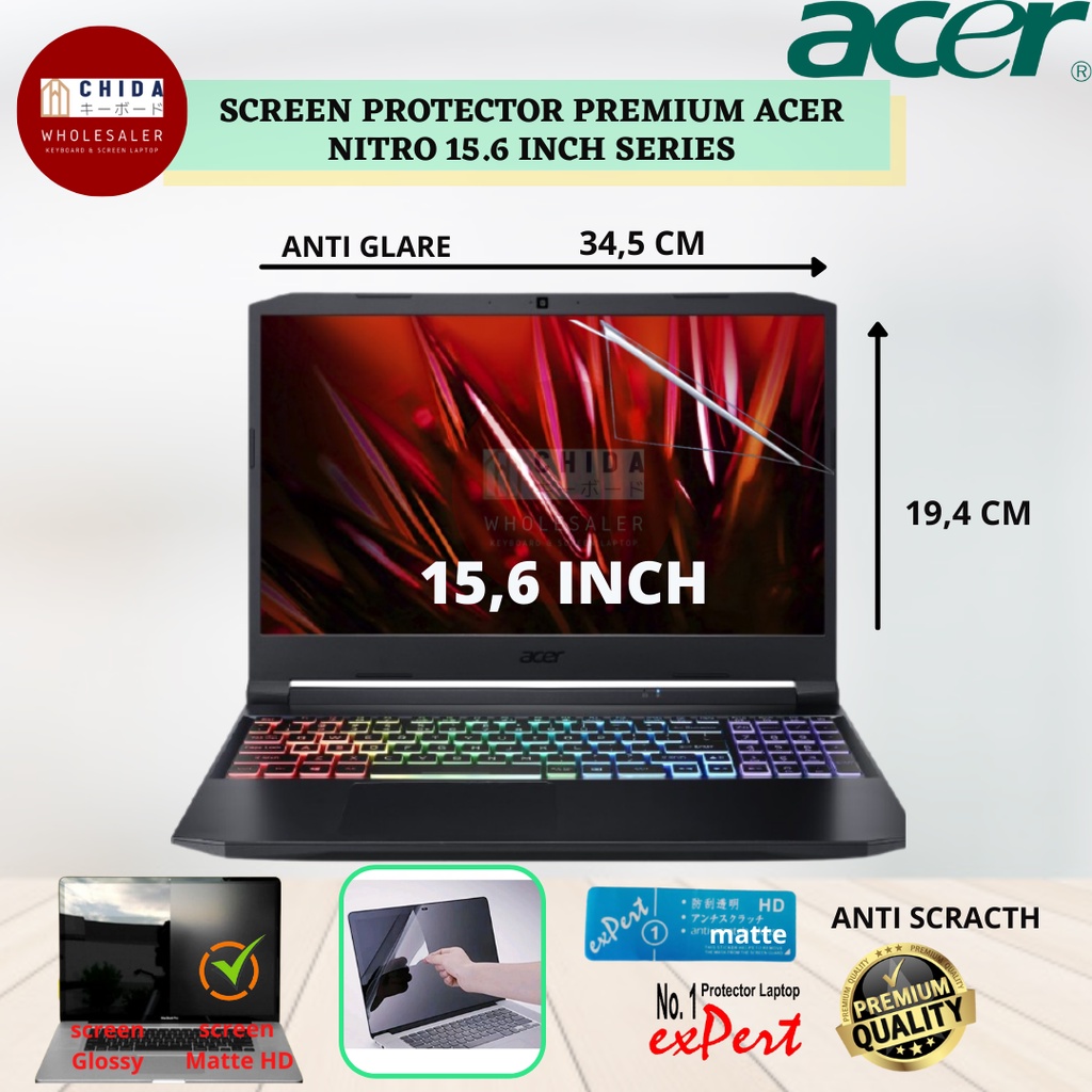 Jual Screen Protector Acer Nitro 5 15.6 INCH SERIES ANTI GLARE | Shopee ...