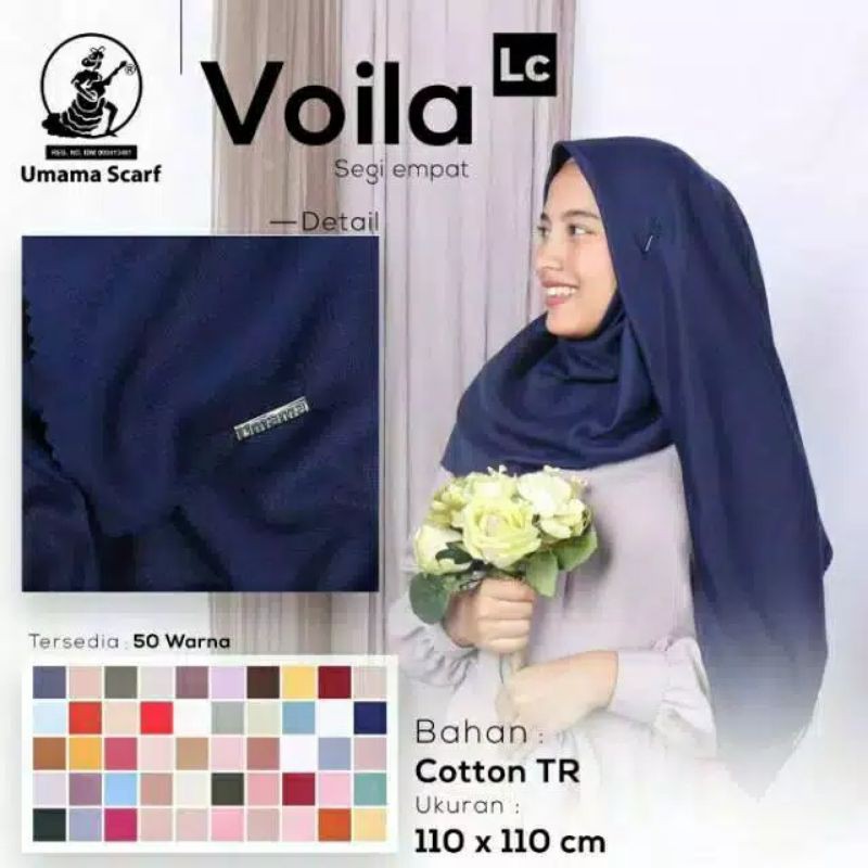 Jual Voila Umama Lasercut Laser Cut label plat besi hijab putih seragam ...