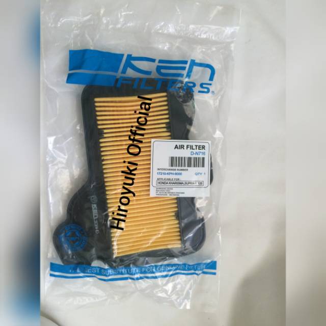 Jual FILTER UDARA MOTOR HONDA 716 KHARISMA/SUPRA X 125/KPH/FILTER UDARA ...