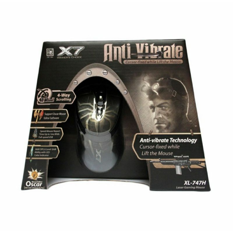 Jual A4Tech X7 Gaming Mouse XL-747H - mouse | Shopee Indonesia