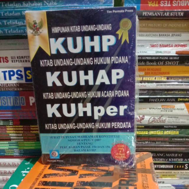 Jual Himpunan kitad undang undang KUHP KUHAP kuhper | Shopee Indonesia