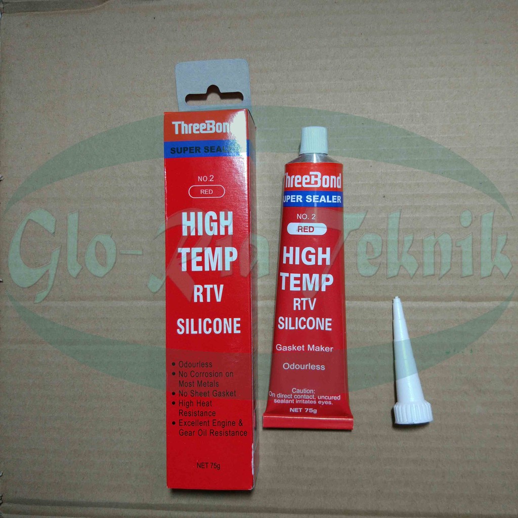 Jual Threebond Red High Temp No 2 RTV Silicone Gasket Maker | Shopee ...