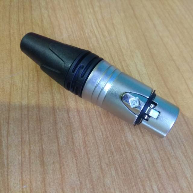 Jual Jack canon XLR 3 pin Female Geisler - Black mark | Shopee Indonesia