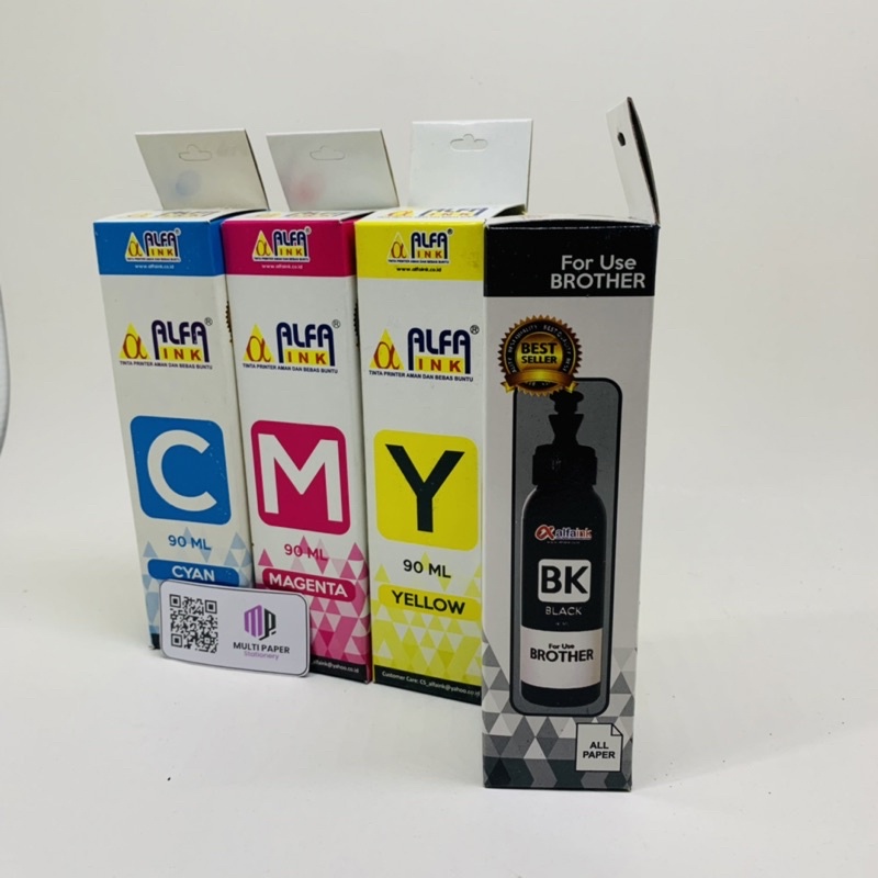 Jual Tinta Printer Brother Alfa Ink Original Resmi Distributor 90 Ml ...