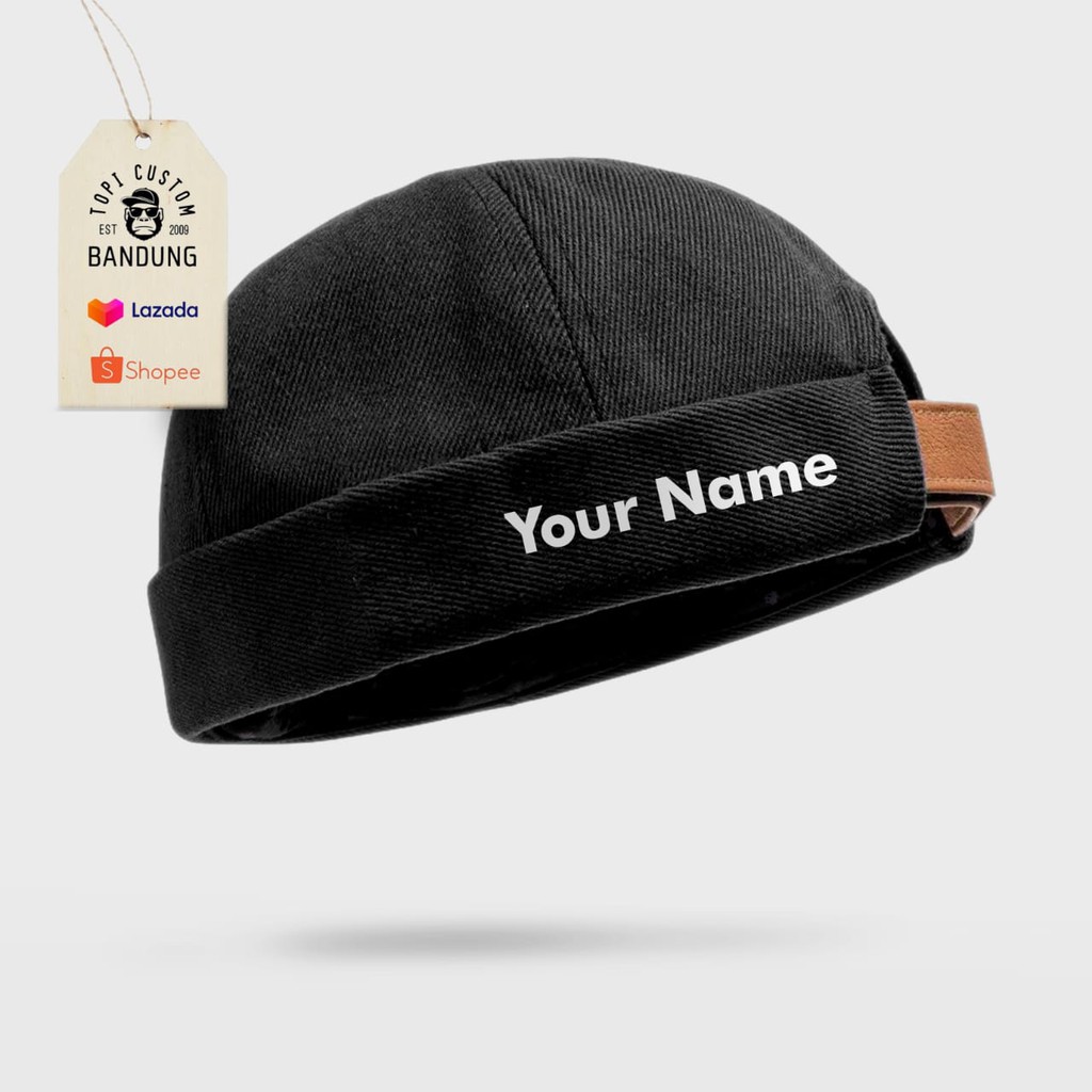 Jual TOPI PECI MIKI HAT CUSTOM KATA BISA TULISAN SENDIRI TOPI PECI MIKI ...